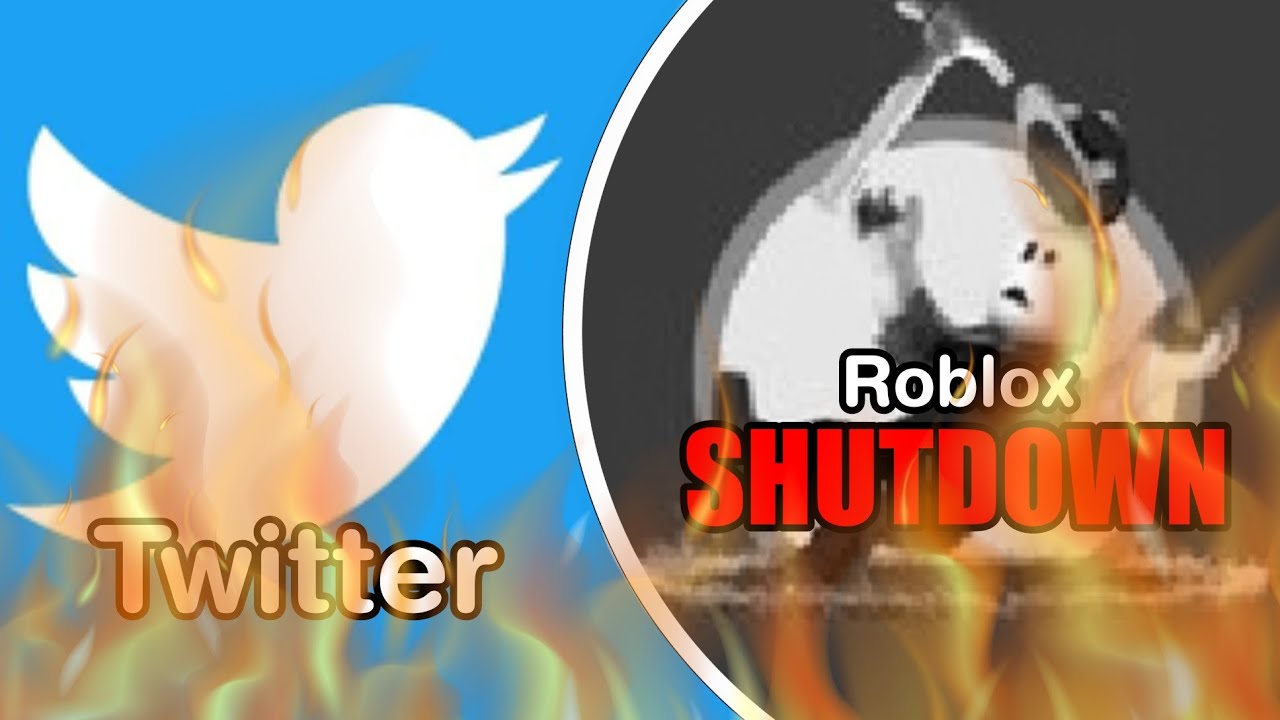TWITTER REACTS TO THE ROBLOX SHUTDOWN - YouTube