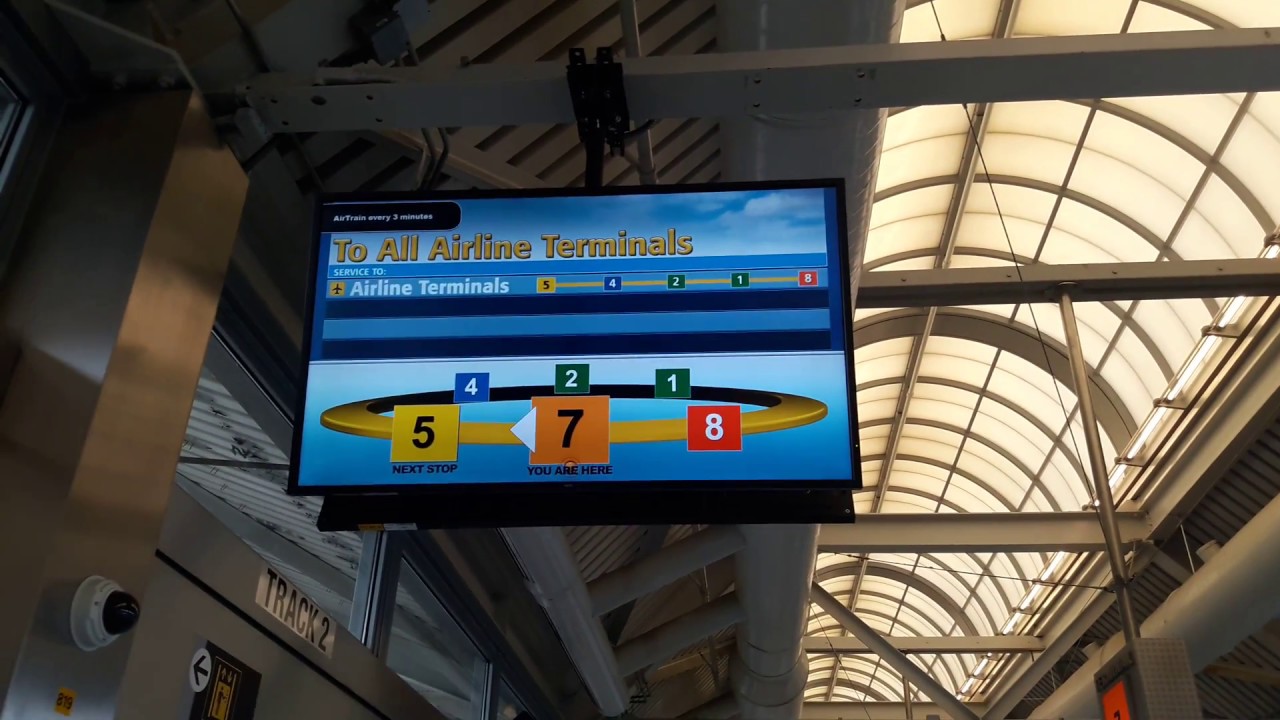 The JFK AirTrain arrival boards are absolutely insanely designed : r ...