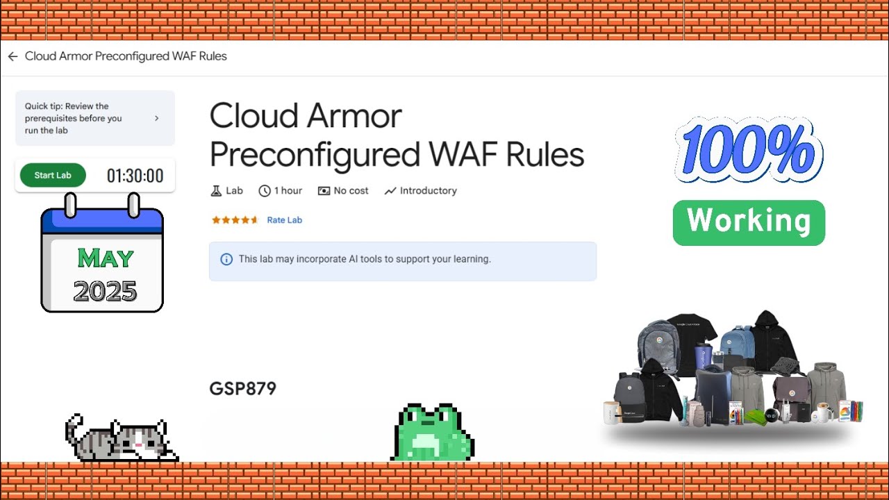 Cloud Armor Preconfigured WAF Rules #GSP879 #gcp #arcade #qwiklabs @qwiklabexplorers [2025] ☁️🚀 ...