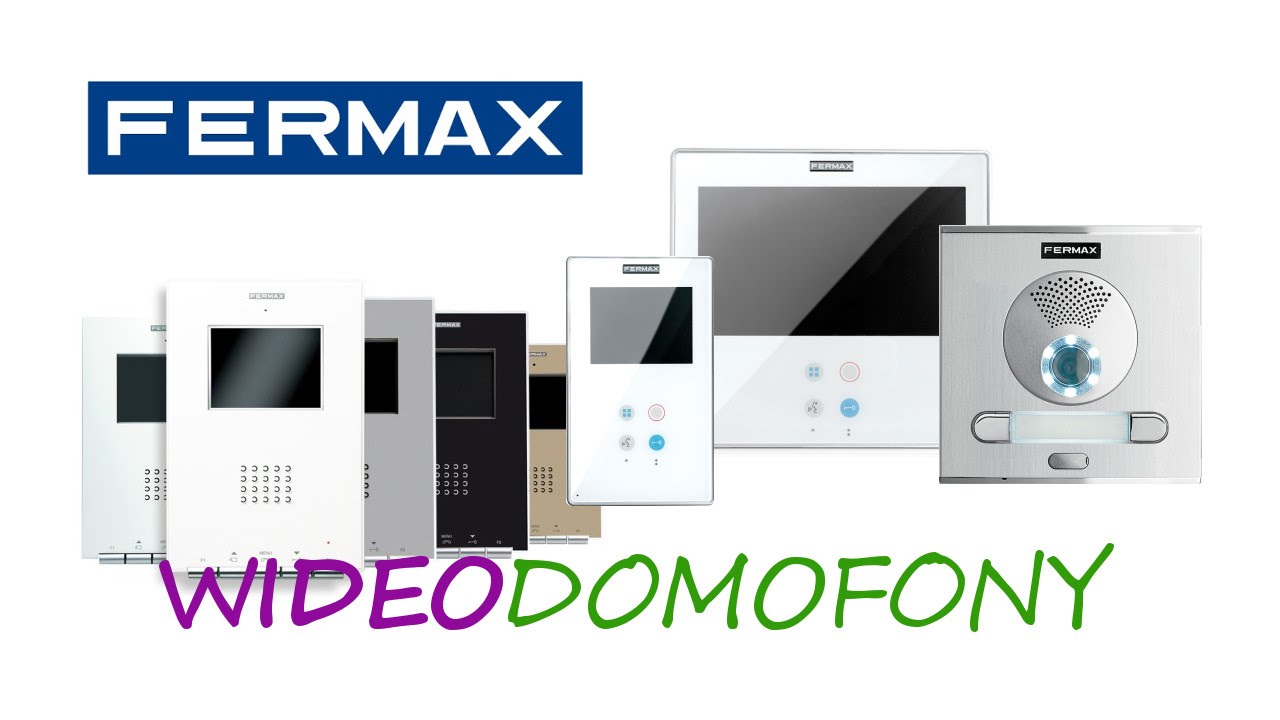 Wideodomofon FERMAX City Line, iLoft, Smile - Video Door Phone - YouTube