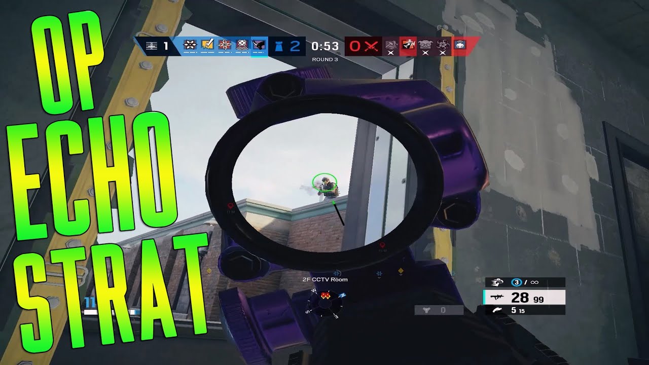 This Echo Strat is OP #rainbowsixsiege #r6s - YouTube