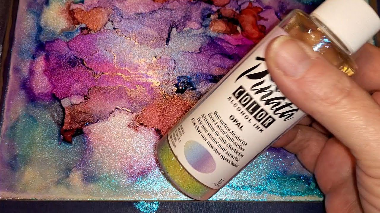Opal Obsession!😍 Alcohol Ink Fun on 1 Reversable Art Board and 6 ...