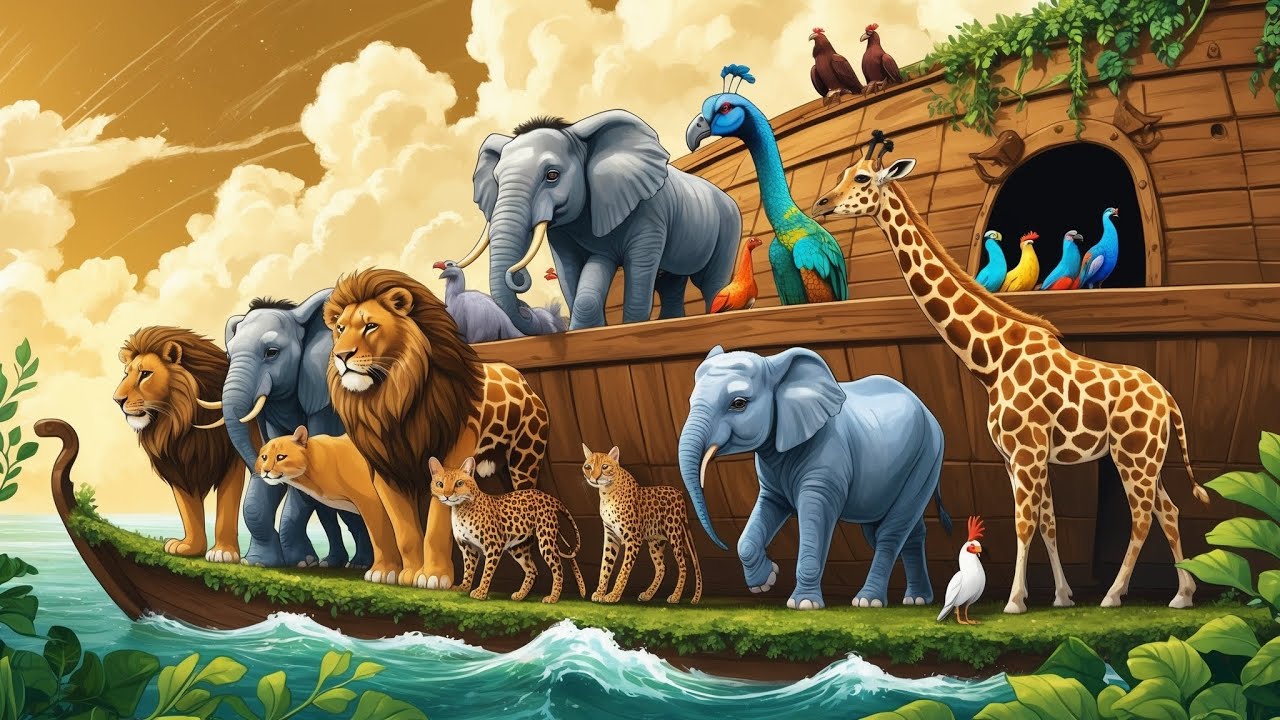 A Promise in the Rainbow: The Story of NOAH and the ARK #biblestories # ...