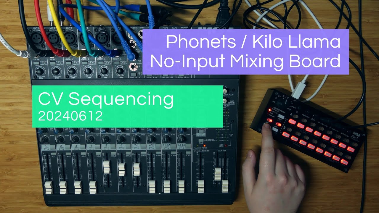 No-Input Mixing Board: CV Sequencing Experiments - YouTube