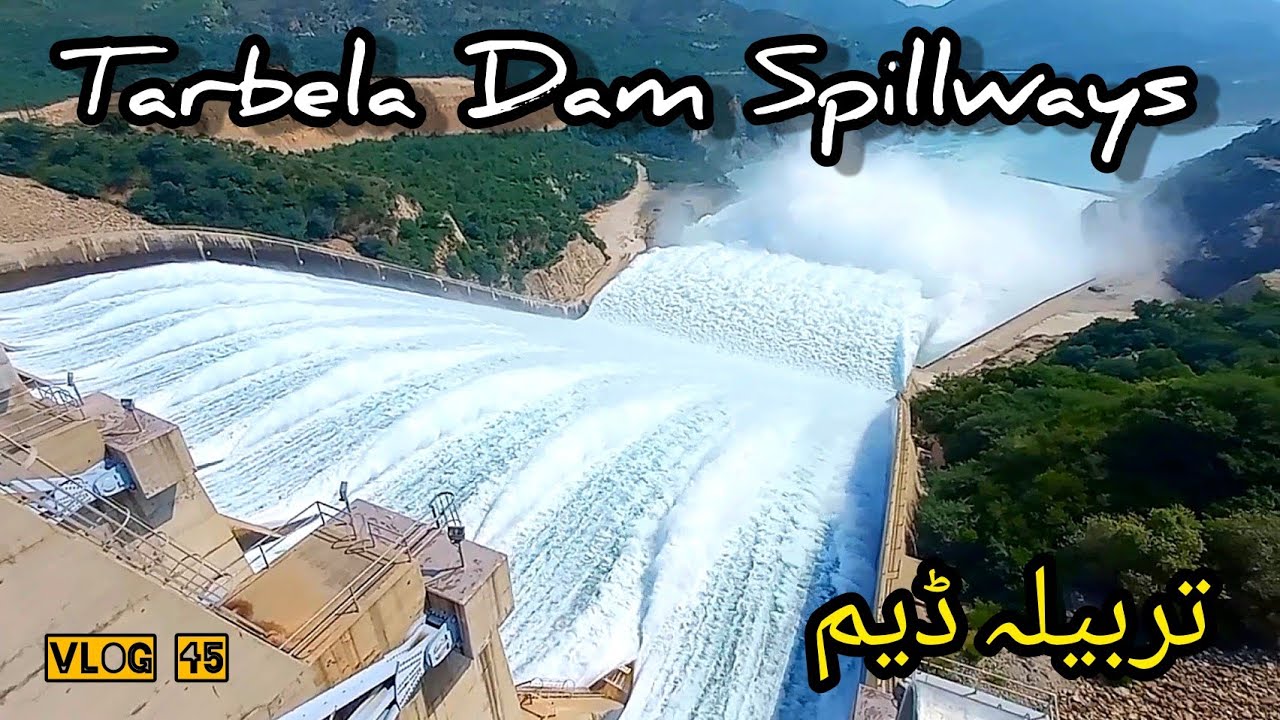 Tarbela Dam Spillways Opening Live Today | 2023 | Spillways Gate | Vlog ...