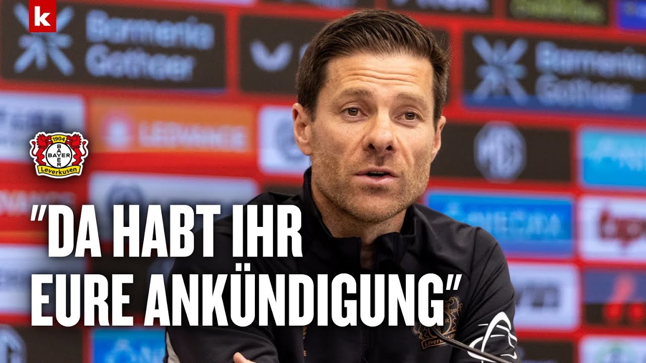 Emotionale Worte: Hier gibt Xabi Alonso seinen Abschied bekannt | Bayer ...