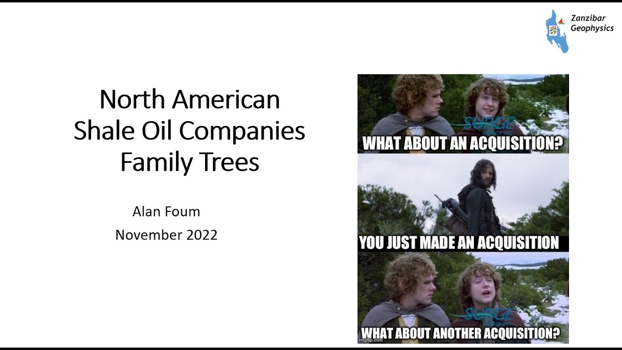 North American Shale Oil Companies Family Trees - YouTube