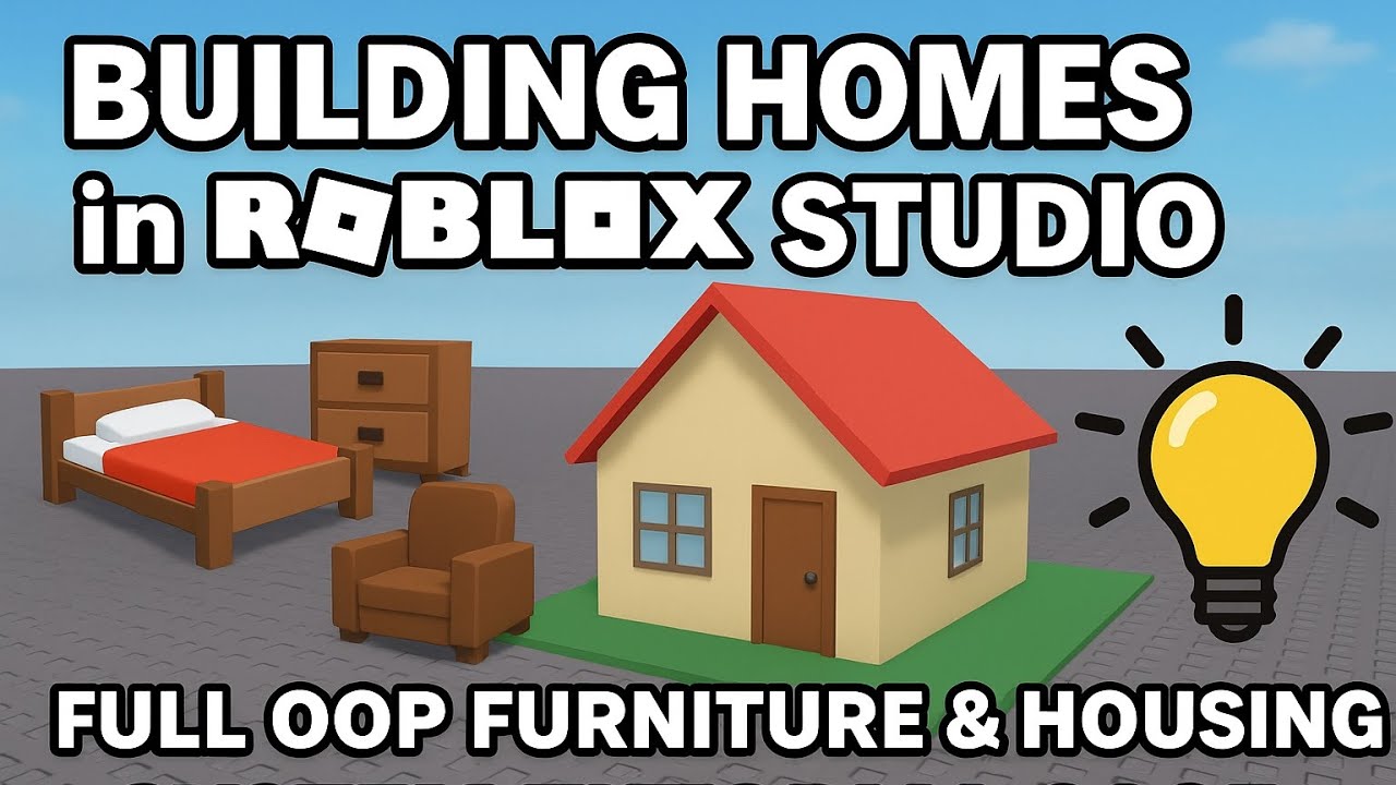 Building Homes in Roblox Studio 🏠 Full OOP Furniture & Housing System ...