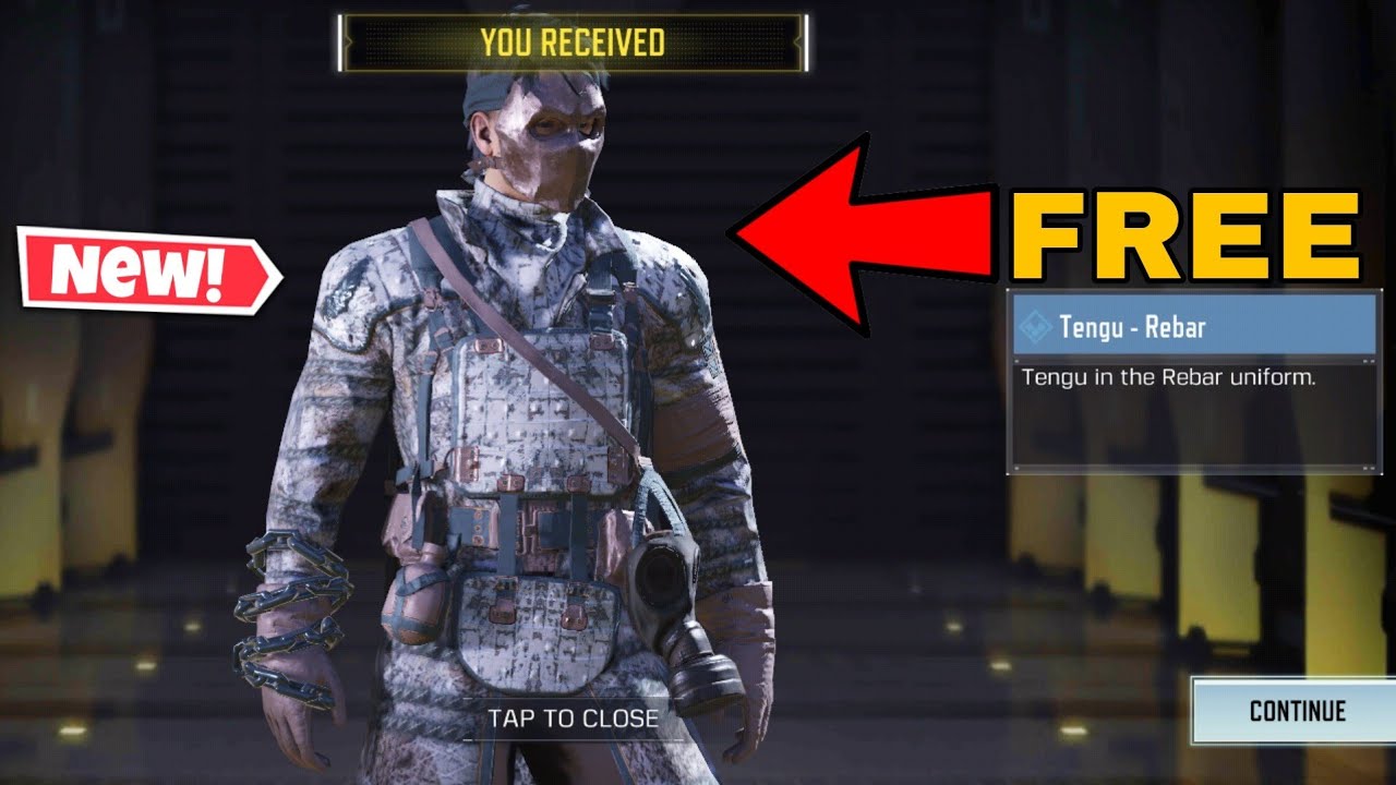 How to Get FREE Tengu - Rebar Character in COD Mobile | Wisdom Frost ...