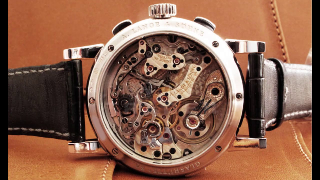 A. Lange & Sohne Platinum Datograph Flyback Chronograph 403.035 - YouTube