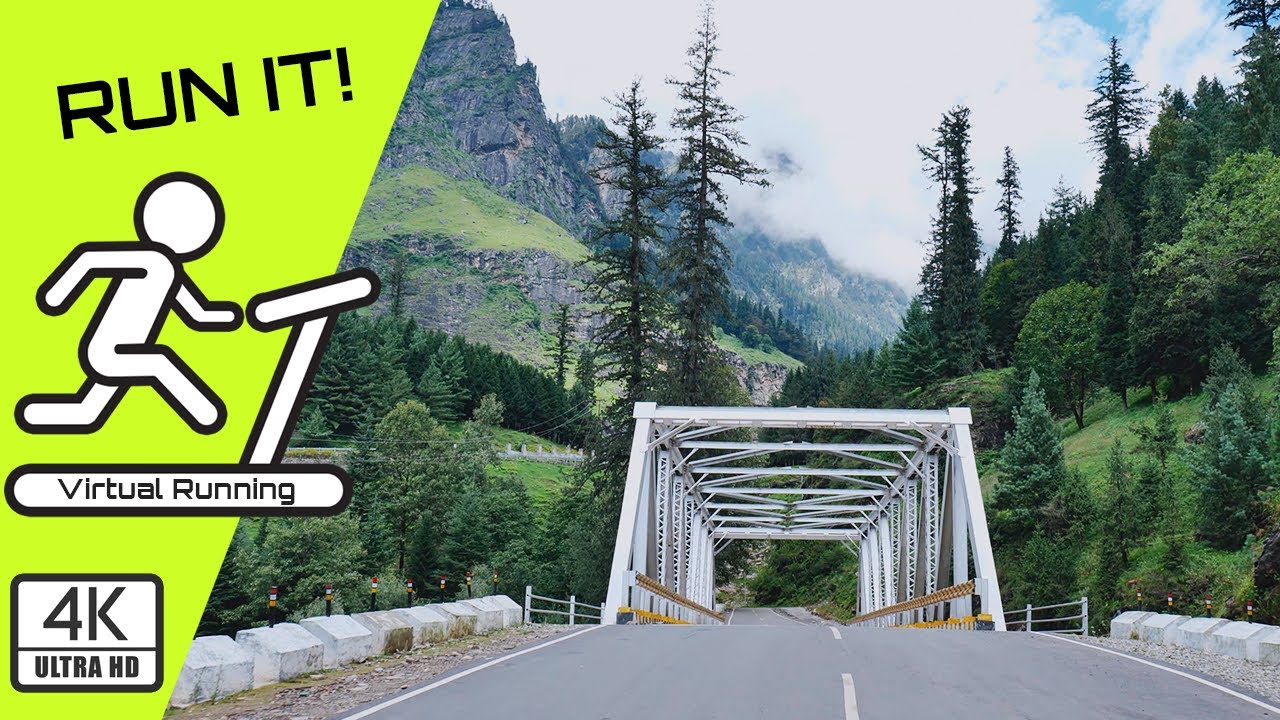 🏃 RUN IT! INDIA GREEN MOUNTAIN FOREST | Treadmill Virtual Run - YouTube
