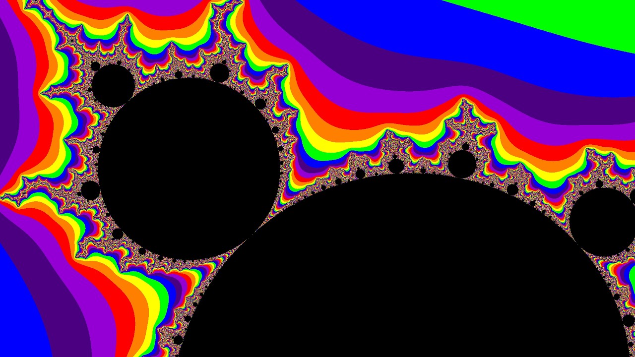 RAINBOW COLORS 12- Mandelbrot Set Zoom Out - YouTube