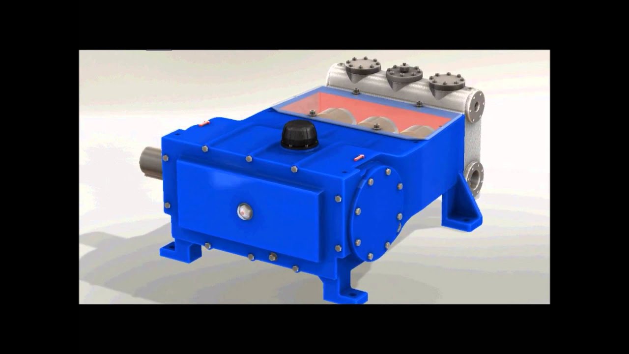 Rodelta PLR API 674/ISO 13710 Triplex Reciprocating Plunger Pump - YouTube