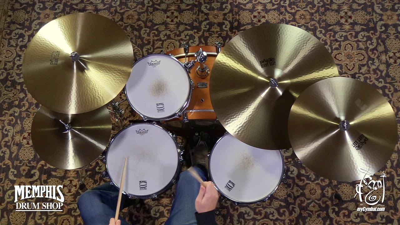 Paiste Giant Beat Cymbal Set 15/20/24 + Bonus 18 Cymbal (101GS18 ...