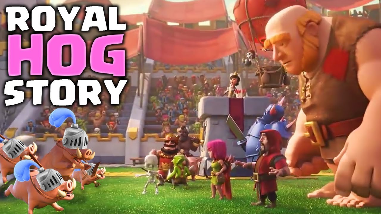 How the Hog lost his Rider & Became the ROYAL HOGS | Clash Royale Royal ...