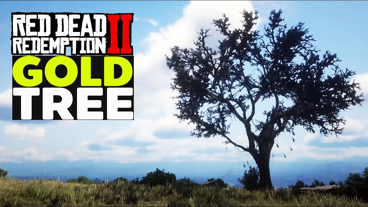 Red Dead Redemption 2 : ต้นไม้ทอง Gold Tree #Easter Egg - YouTube