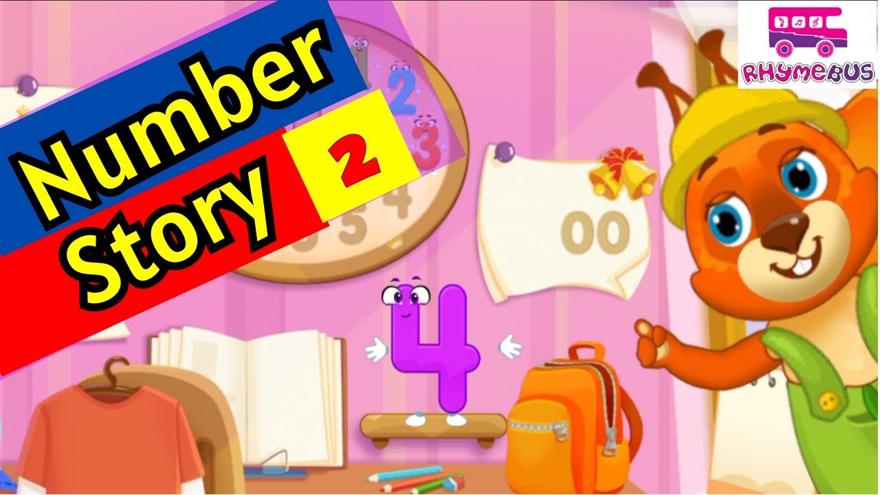 Number story | Nursery Rhymes for kids |cartoon for kids | Rhymebus ...