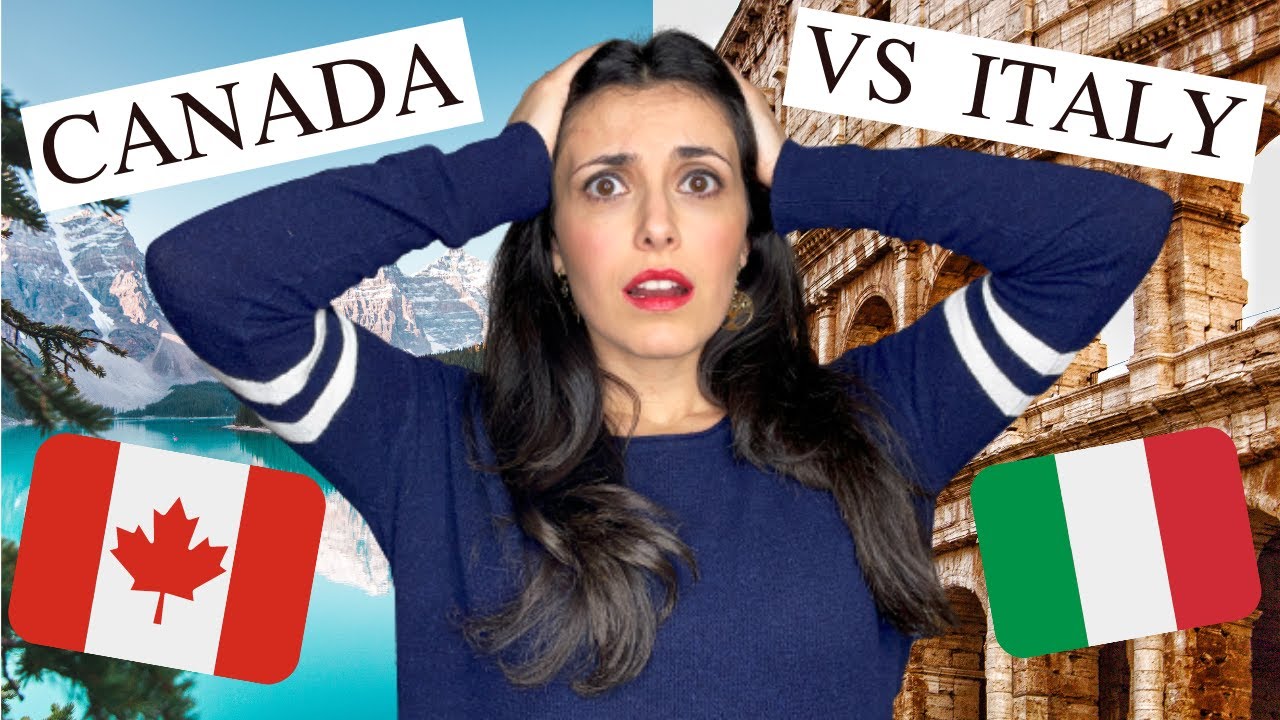 FIVE big differences between Italy and Canada (CULTURE SHOCK) Cinque ...
