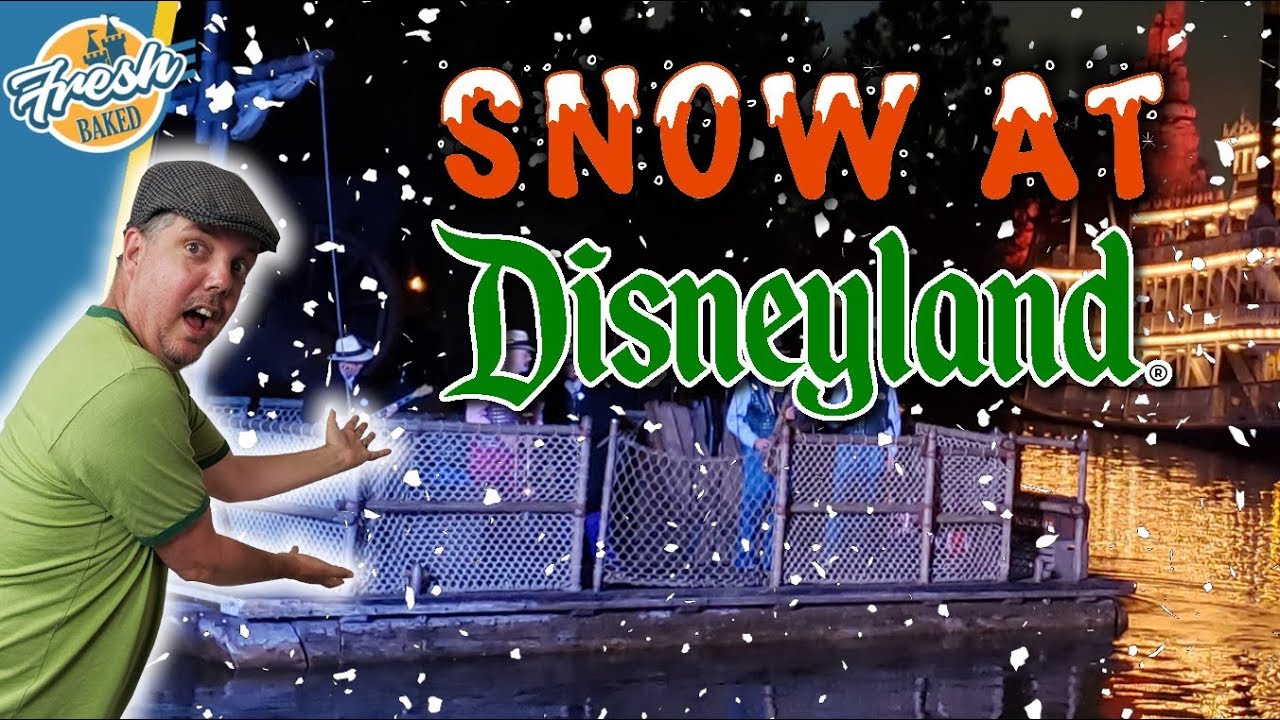 Snowing at Disneyland everywhere! + Adam the Woo | 2019-11-13 pt 1 ...