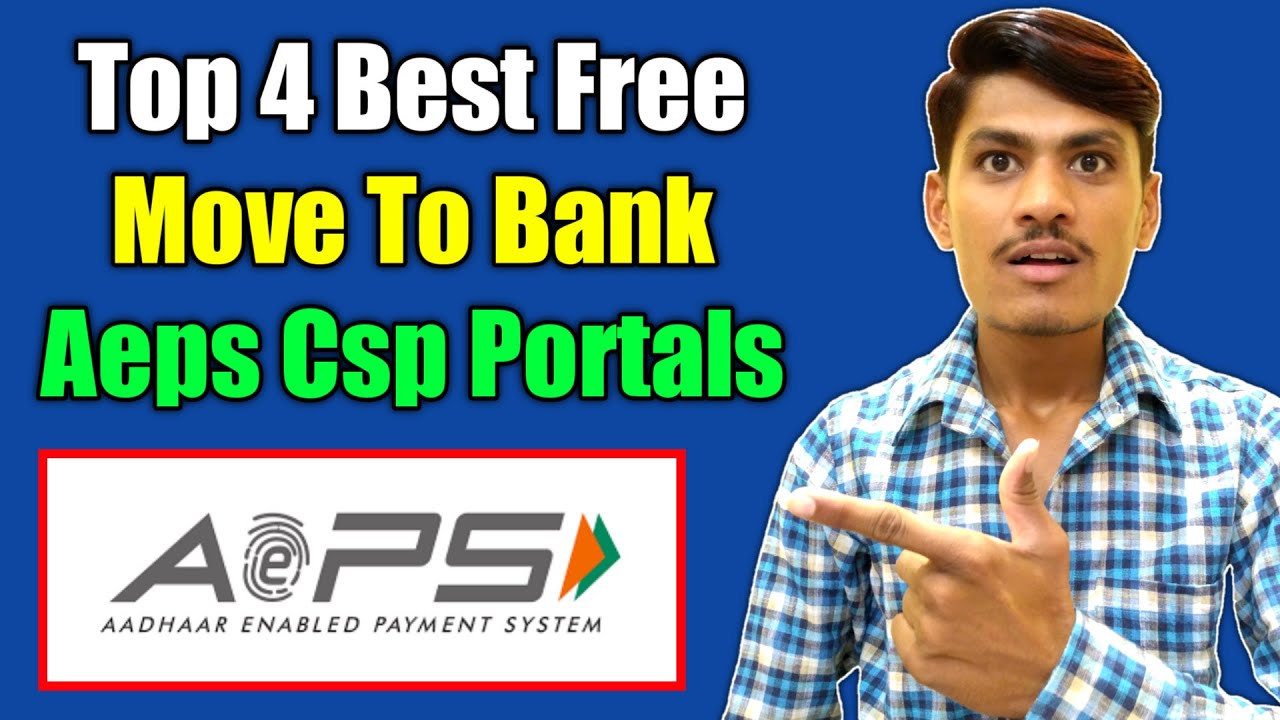 Top 4 Best Free Move To Bank Sattelment Aeps Csp Portals Airtel Csp ...