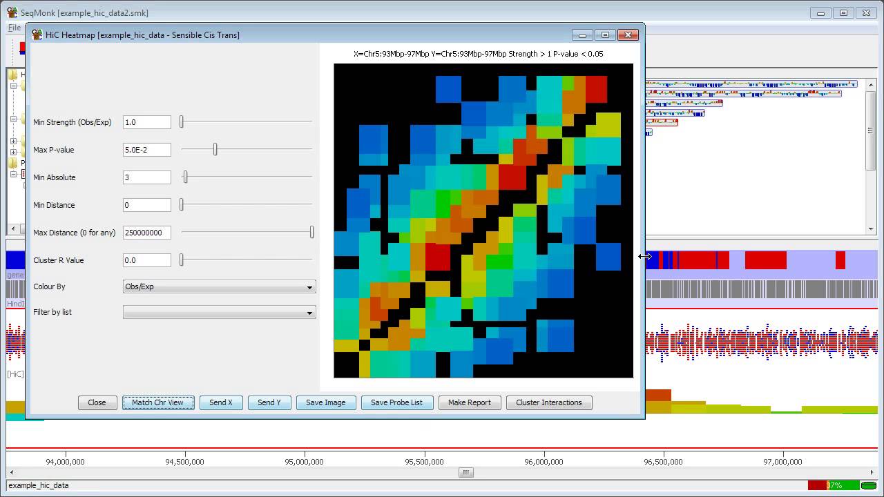 Analysis of HiC interactions in SeqMonk - YouTube