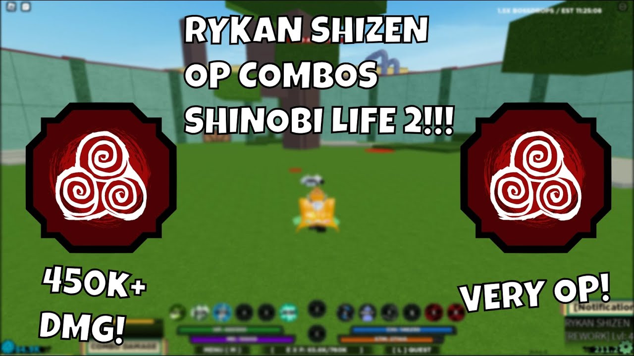*NEW* RYKAN SHIZEN REWORK OP COMBOS!!! | Shinobi Life 2 Roblox - YouTube