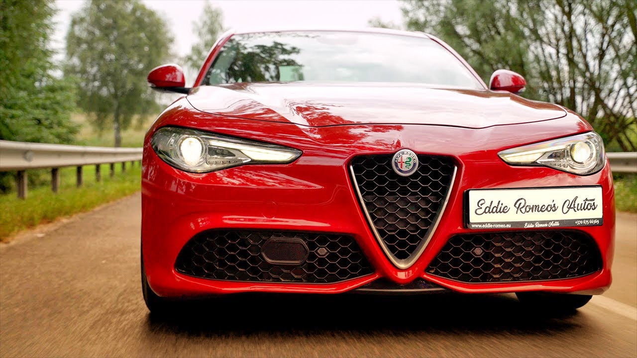 Alfa Romeo Giulia Rosso Veloce - Eddie Romeo's Autos - YouTube