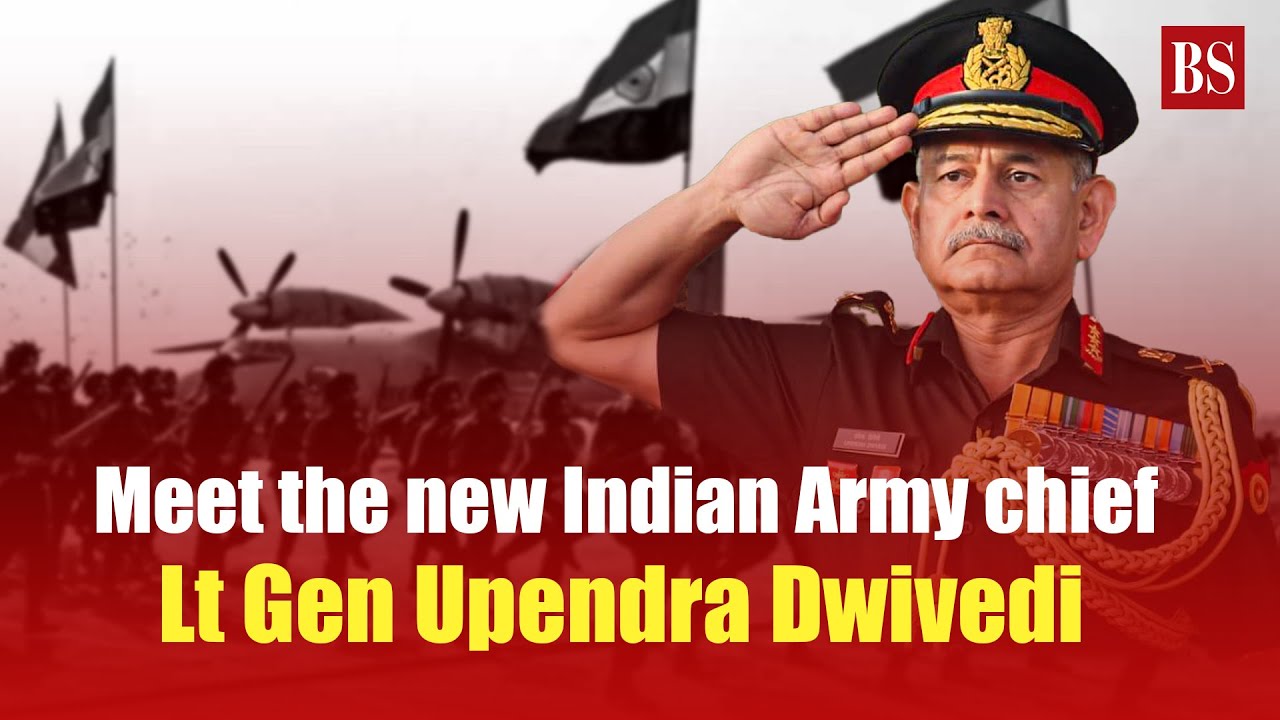 Meet the new Indian Army chief Lt Gen Upendra Dwivedi | Chief of Army ...