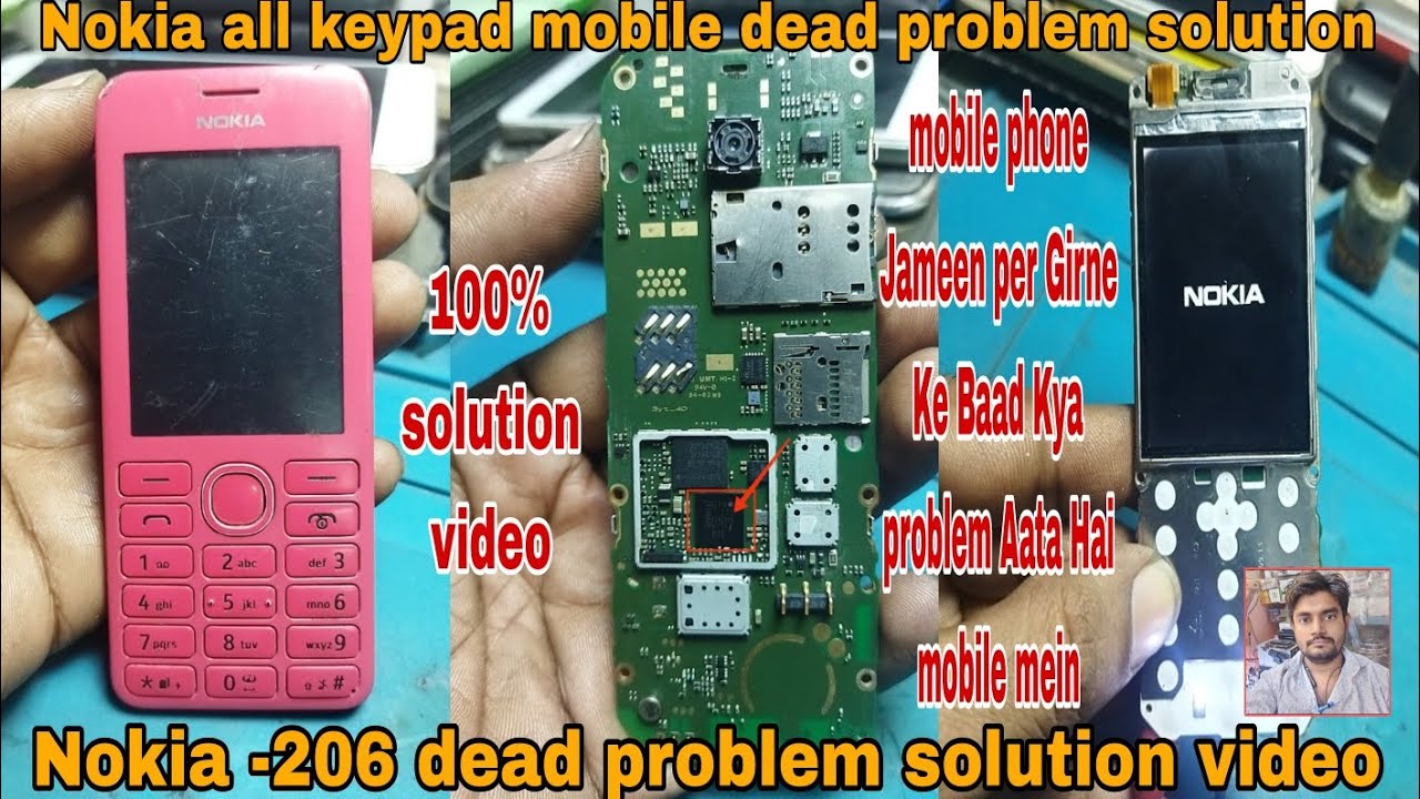 Nokia keypad mobile dead problem solution Nokia -206 dead solution# ...