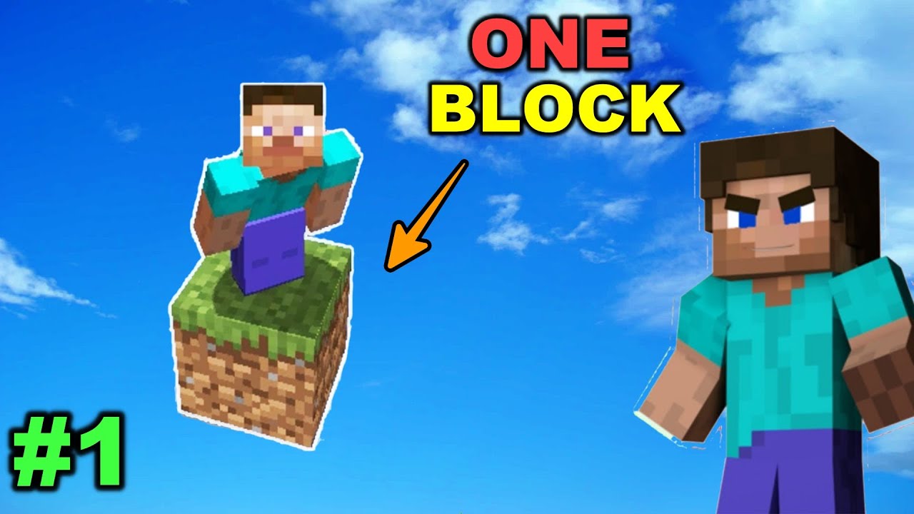 BUILDING ONE BLOCK HOUSE IN MINECRAFT | JUNKAARVARD - YouTube