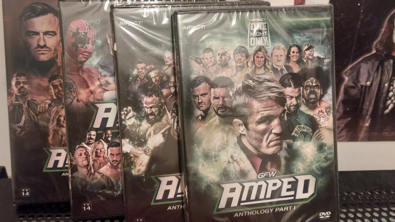 GFW Amped Complete DVD Anthology Vol. 1-4 TNA Impact Wrestling - YouTube