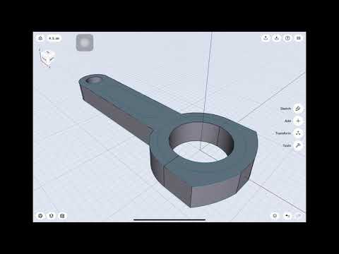 [How to Shapr3D] Connecting Rod drawing 116 - YouTube