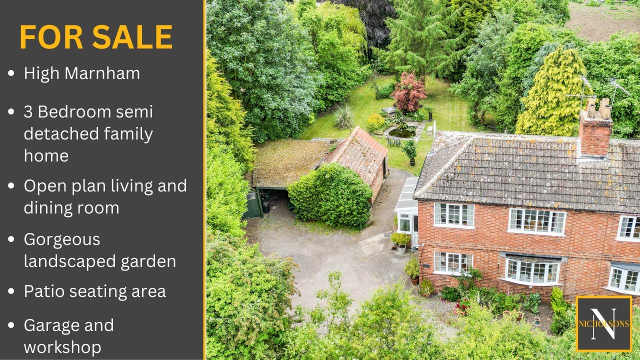 For Sale! 2 Trent View Cottages, High Marnham - YouTube