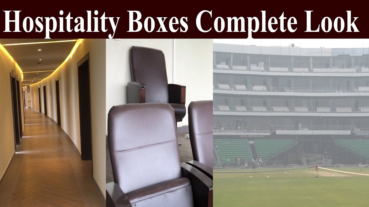 Hospitality Boxes New Look | Hospitality Boxes Ready | Qaddafi Stadium ...