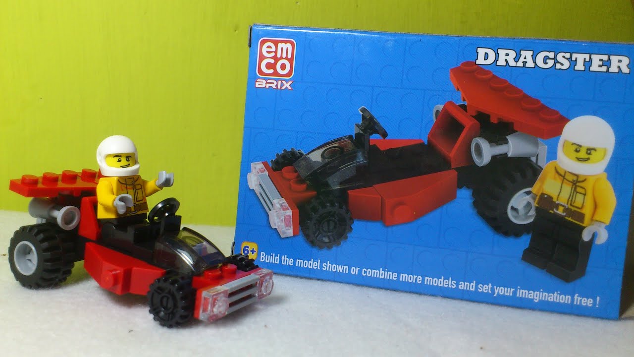 Emco Brix #3 lego Emco Brix Dragster dan Cara Membuatnya - YouTube