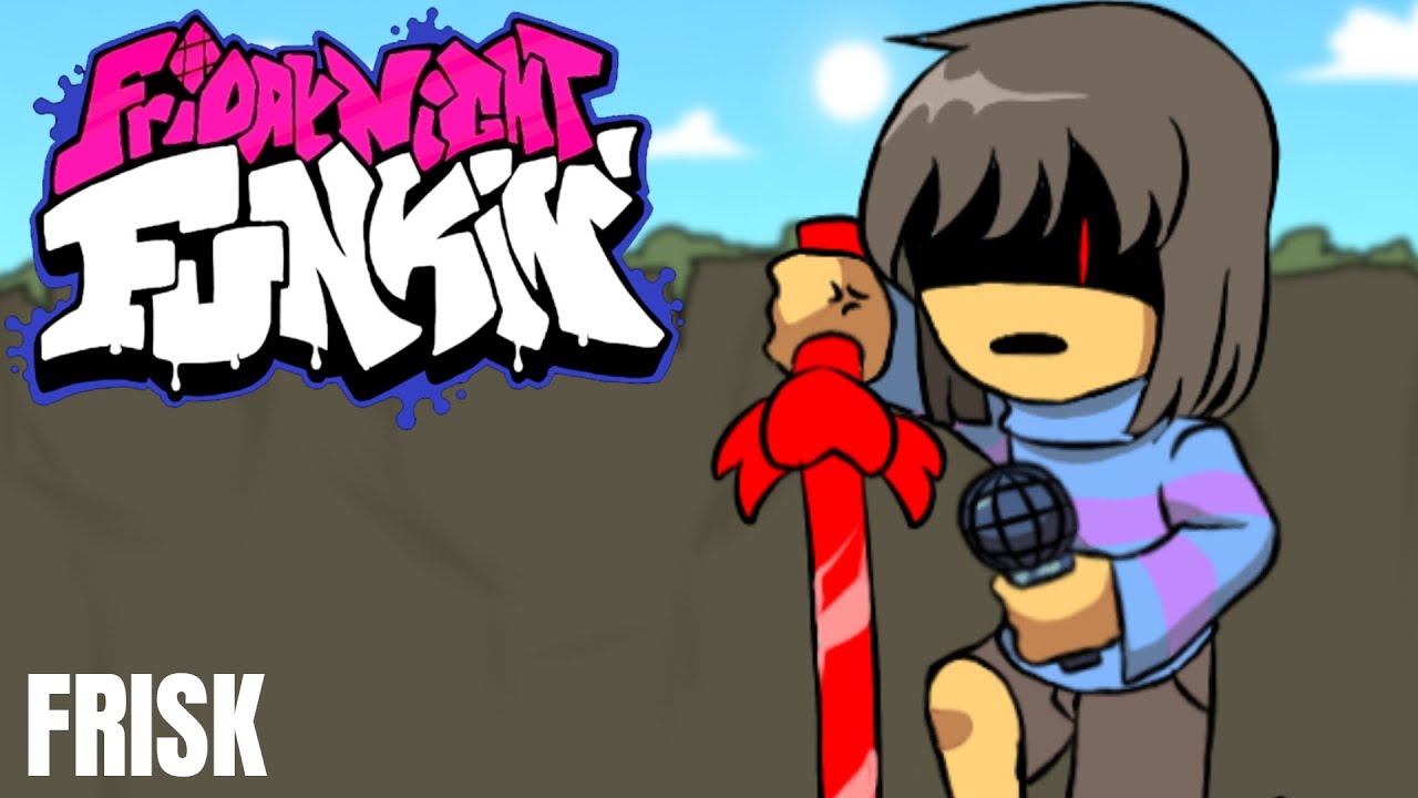Friday Night Funkin Glitchtale Frisk Skin Mod! - YouTube