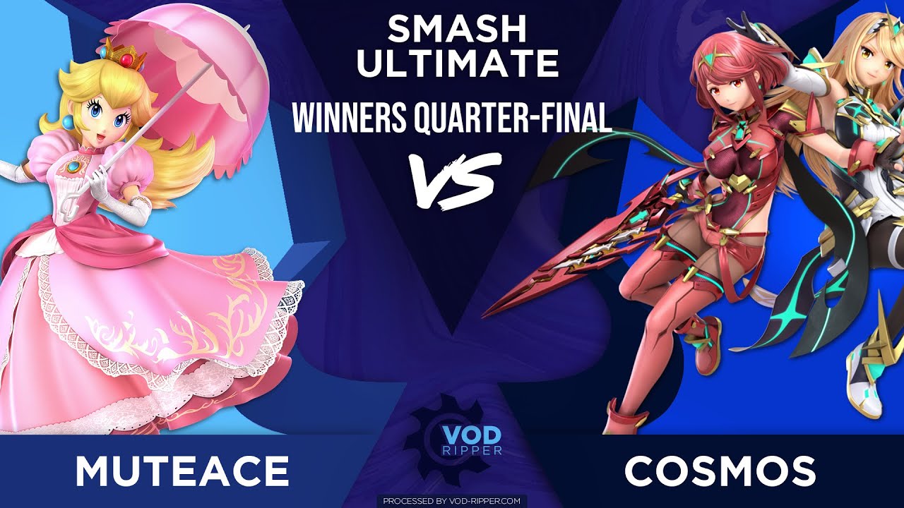 MuteAce (Peach) vs Cosmos (Pyra/Mythra) - Winners Quarter-Final ...