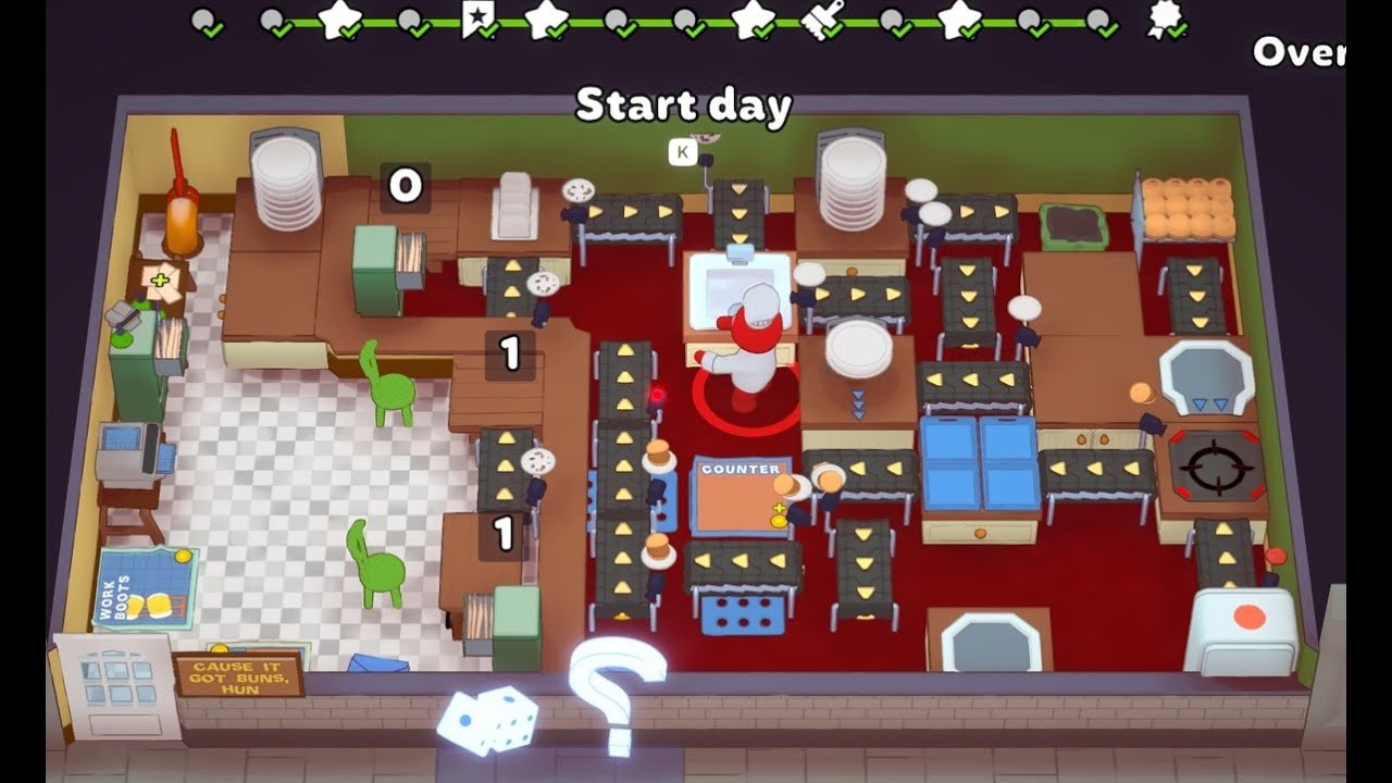 Plateup fully Automated Solo-Burger Run - YouTube