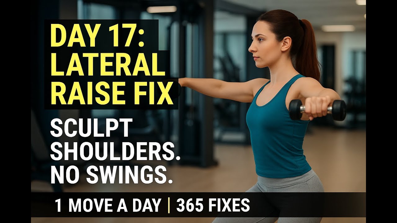 Dumbbell Lateral Raise – Perfect Form for Beginners | Day 17 Shoulder ...