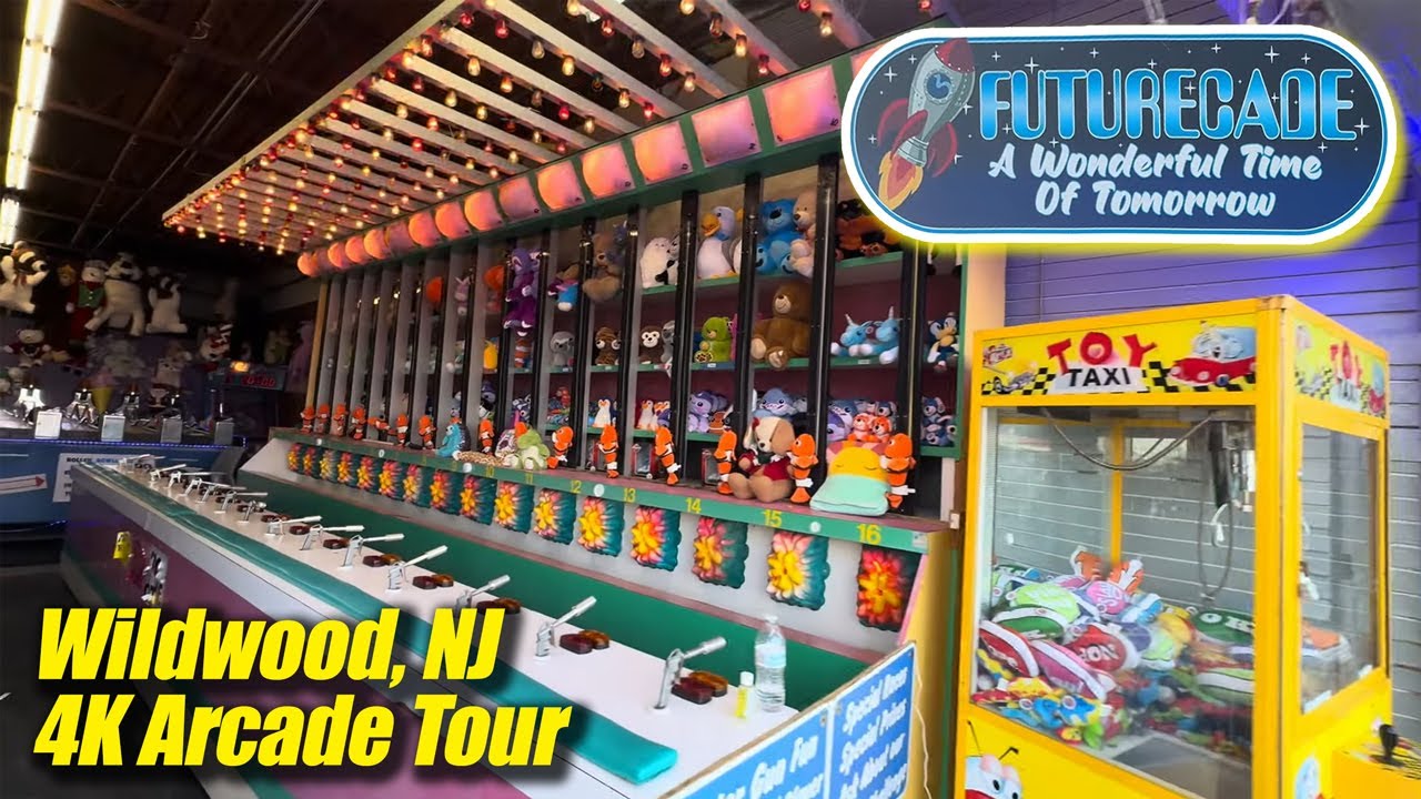Futurecade (Wildwood NJ), 4K arcade walkthrough & tour, August 2024 - YouTube