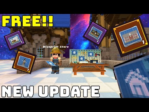 How To Get New Blue Print For Free !! In Skyblock 😍 | Blockman Go - YouTube