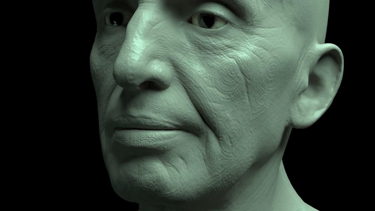 FACS Face Rig Test with Dynamic Wrinkle Maps - YouTube