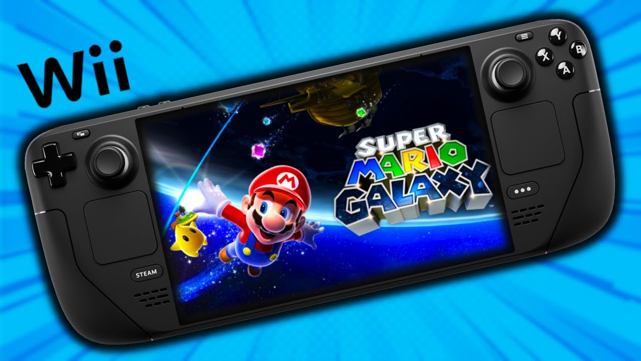 Super Mario Galaxy - Steam Deck Emulation Dolphin - YouTube
