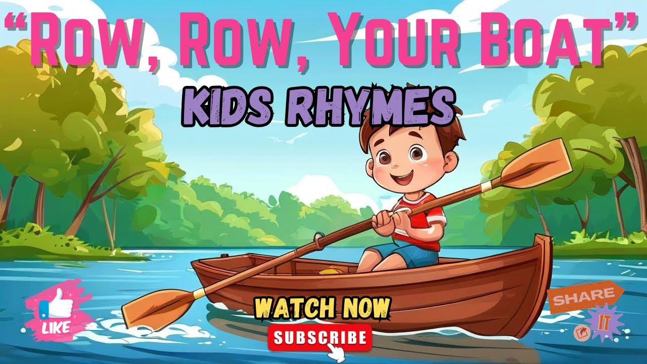 "Fun Learning: Row Row Your Boat Sing Along" - YouTube