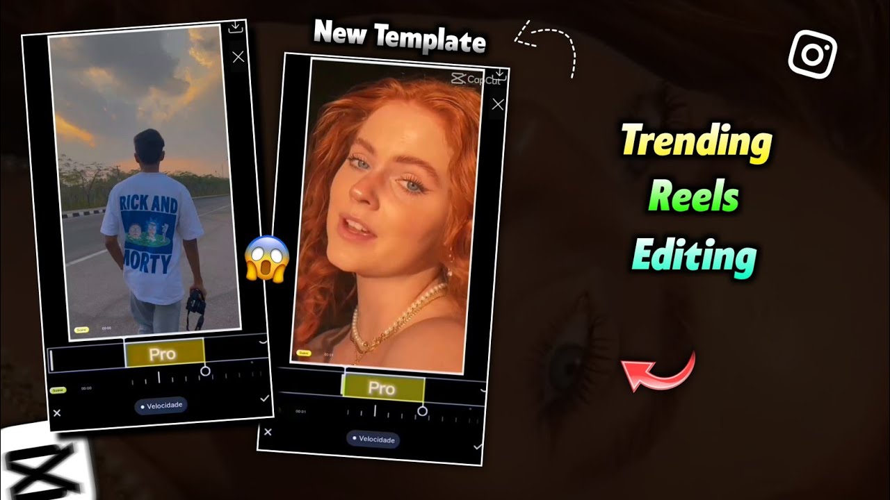 Instagram trending reels editing | capcut new template | trending ...
