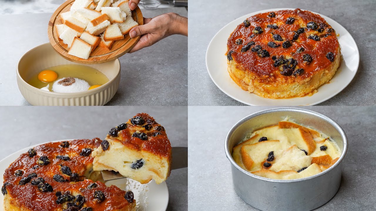 With Bread, Eggs & Raisin You Can Make This Delicious Pudding Dessert Recipe | Bread Pudding ...