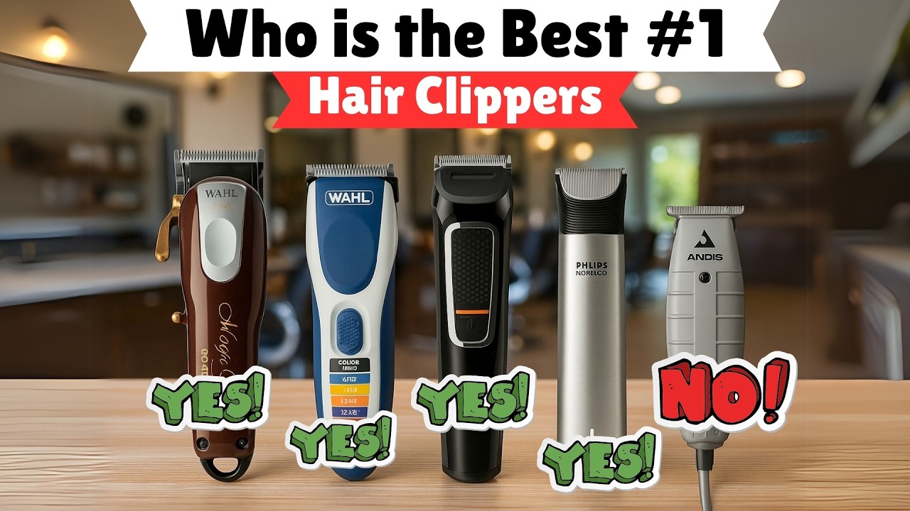 Top 5 Hair Clippers 2025 – Best for All Hair Types! - YouTube