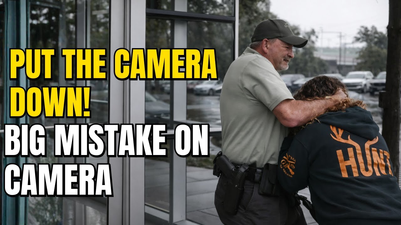 Security Guard Demands Camera Down… In Front of Police - YouTube