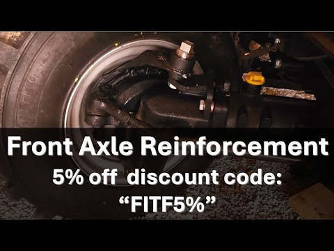 Front Axle Upgrade for TYM T574 Tractor!! - YouTube