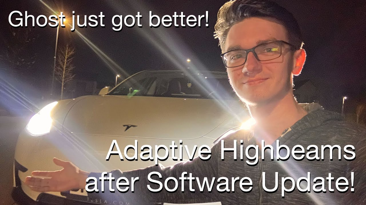 Ghost just got better! - First Look at Tesla’s Adaptive Highbeams for ...